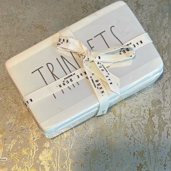 Rae Dunn | Accents | Rae Dunn Iridescent Trinket Box Nwt | Poshmark